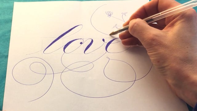 Simple Calligraphy Drawings