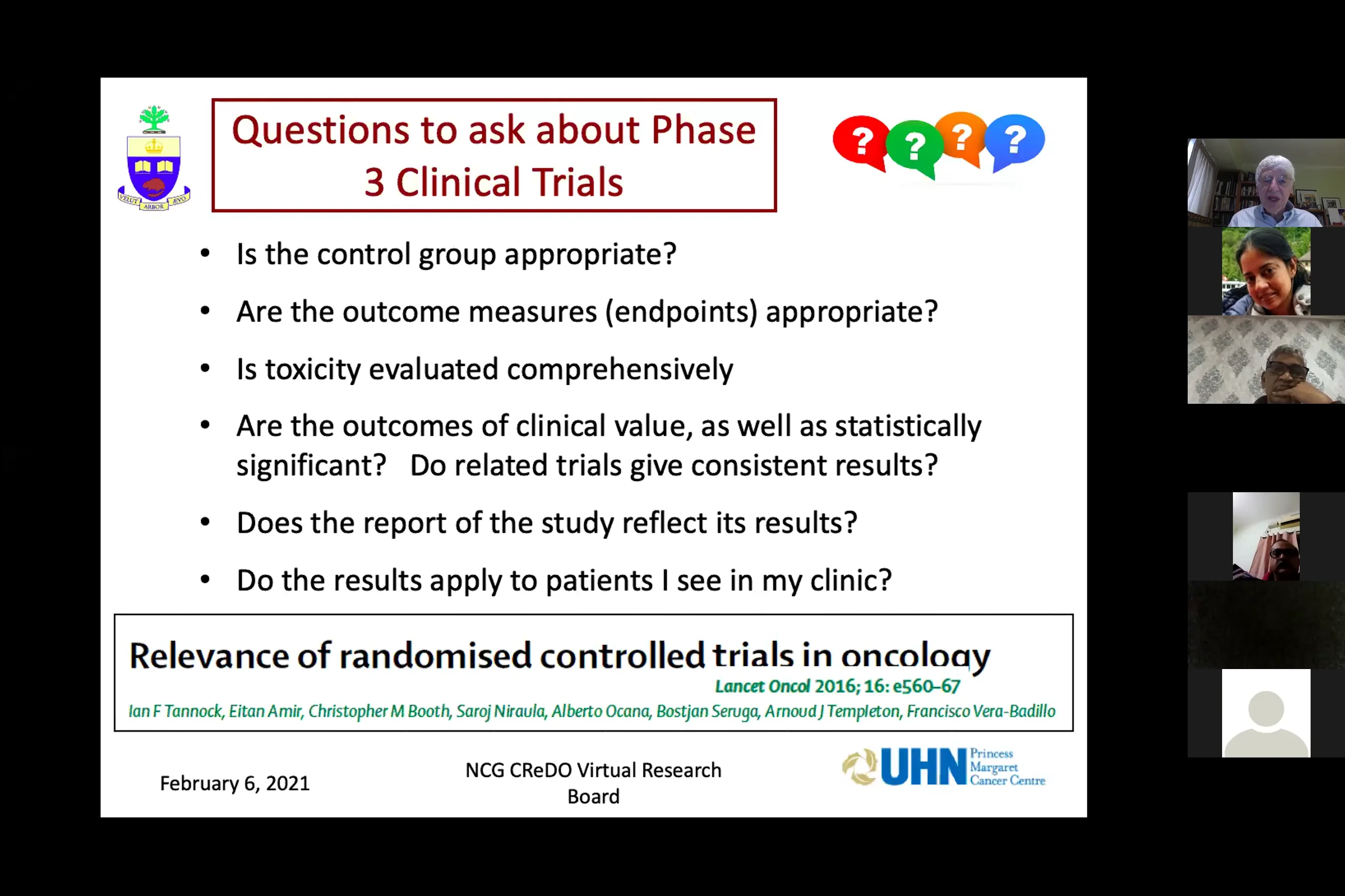 Ian Tannock_How to read a study report on Vimeo