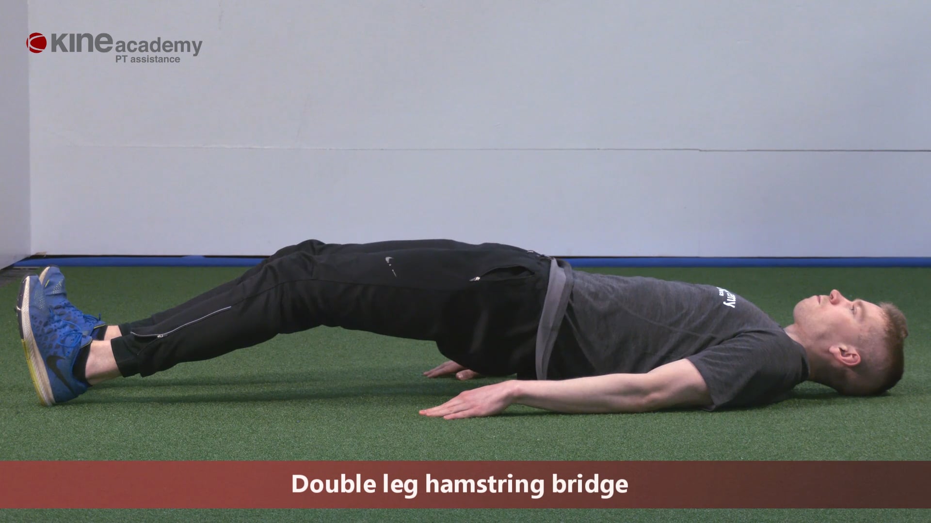 Double leg hamstring bridge. on Vimeo