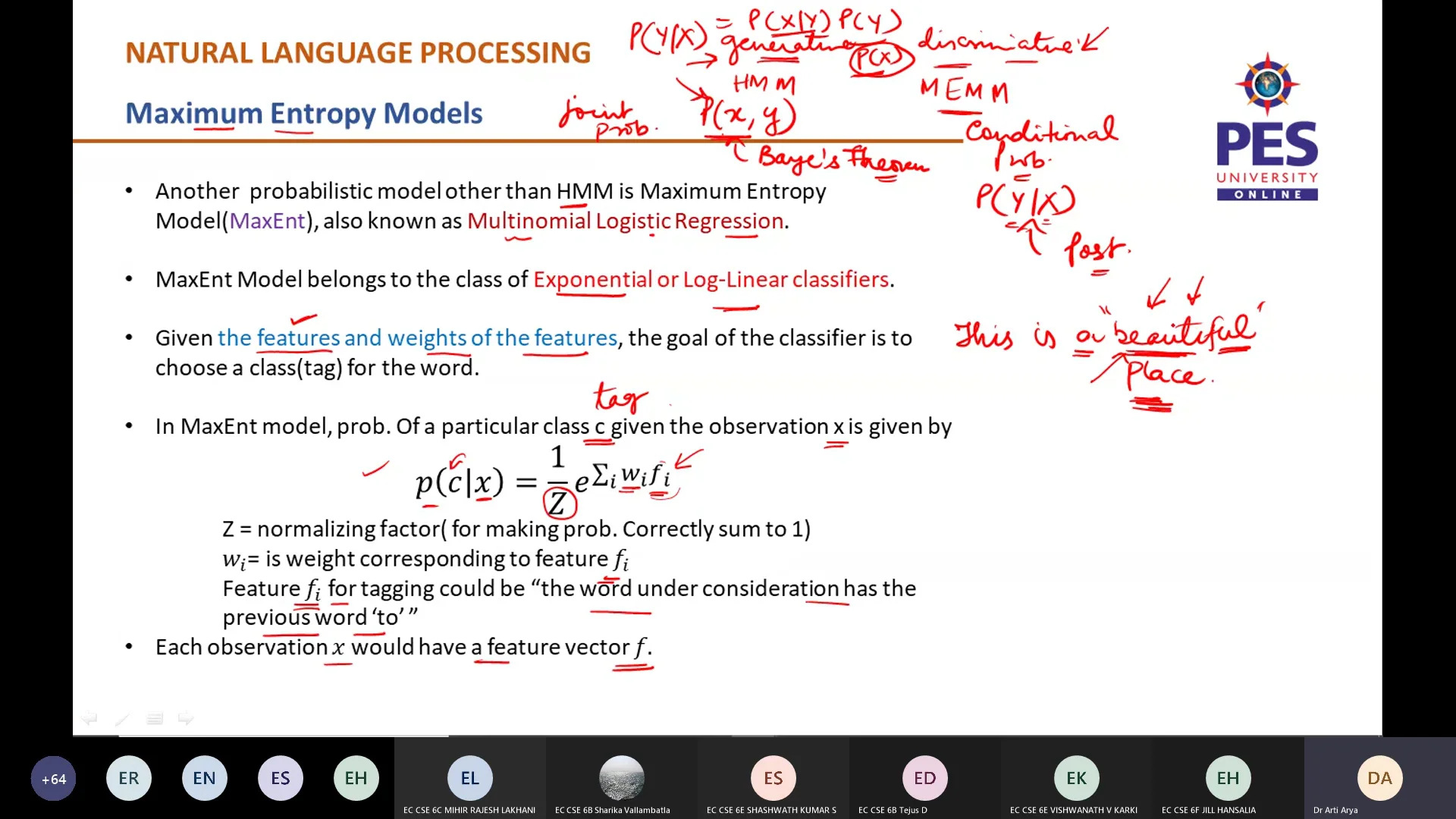 POS Tagging Using MEMM model on Vimeo