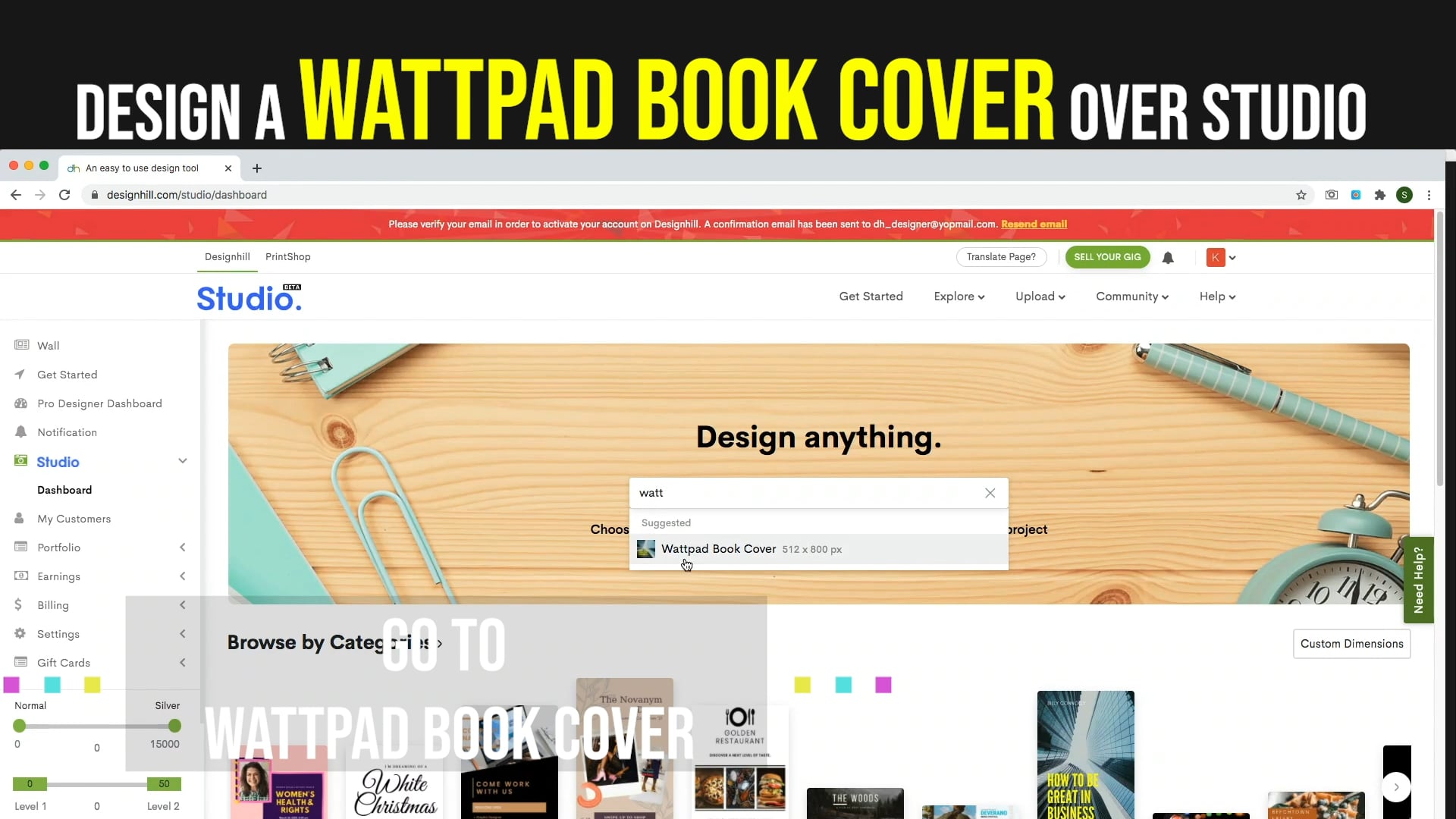 Design A Watpad Book Cover Over Studio on Vimeo