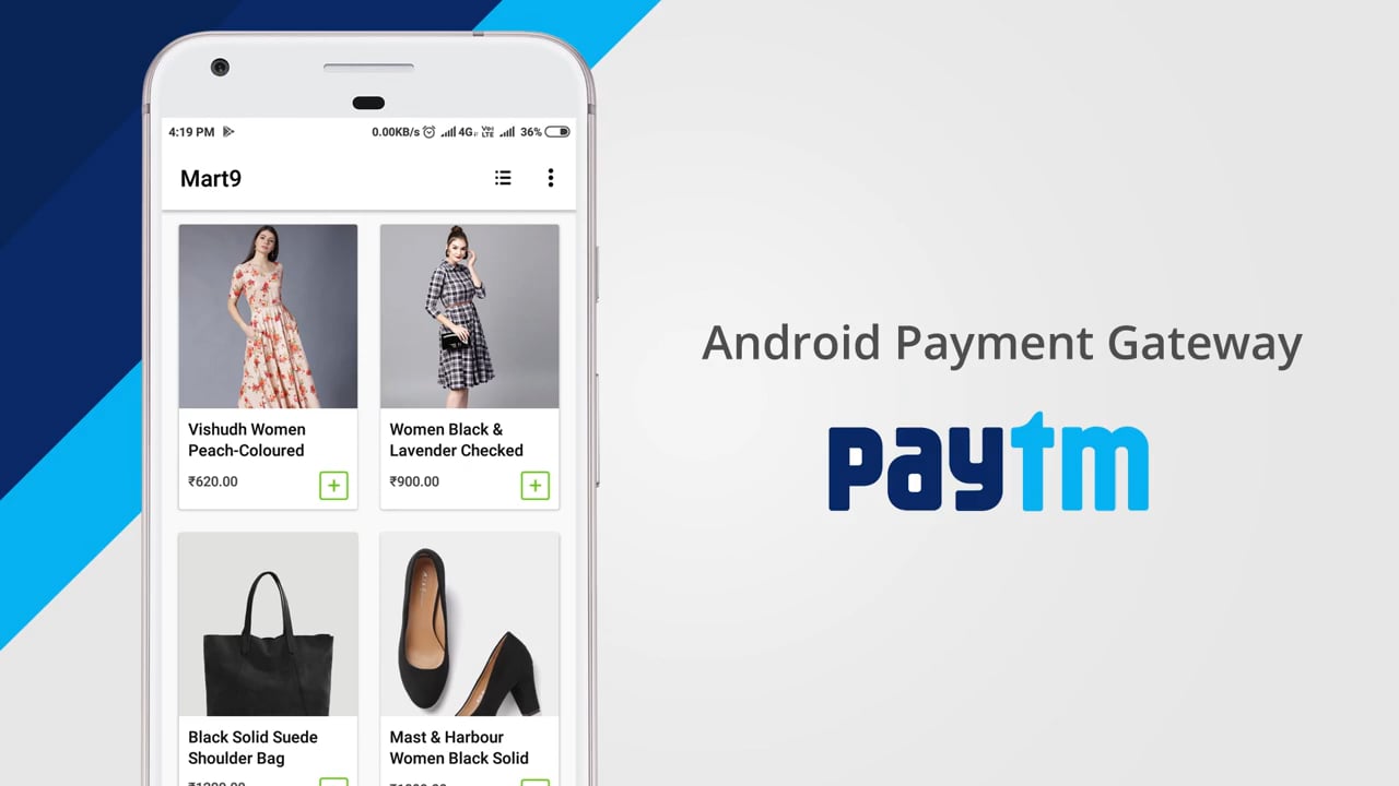 Android E-Commerce app - PayTM gateway Integration (Demo) on Vimeo