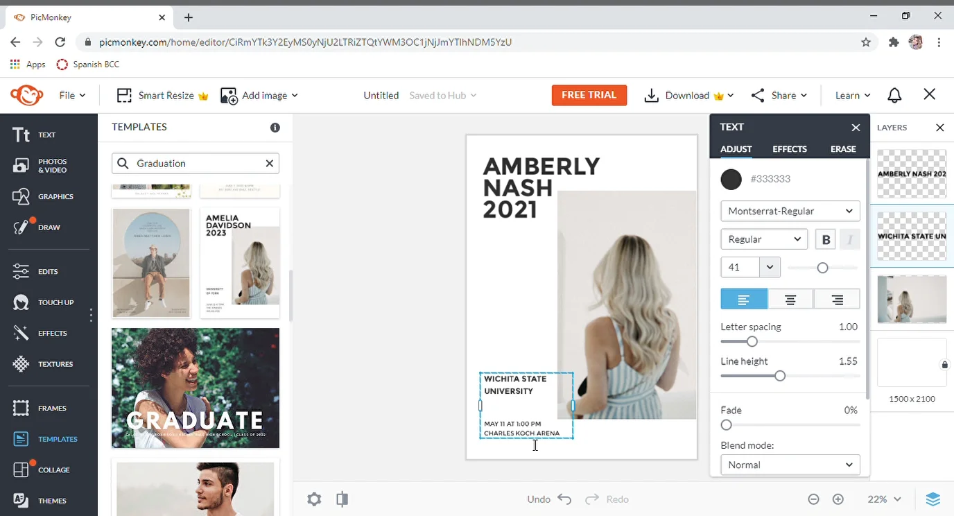 PicMonkey Photo Editor and Graphic Design Maker - Google Chrome 2021-02-08 13-16-32 on Vimeo