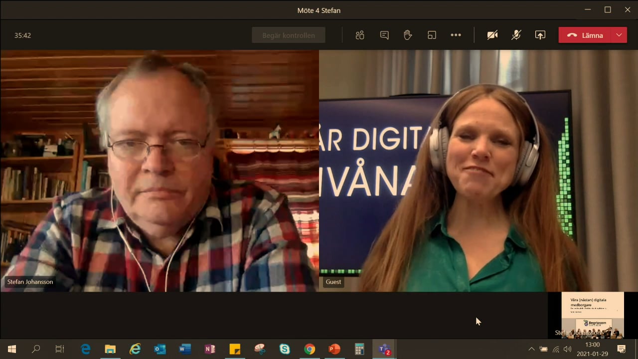 Vår digitala invånare del 6: Stefan Johansson (frågor från Terese ...