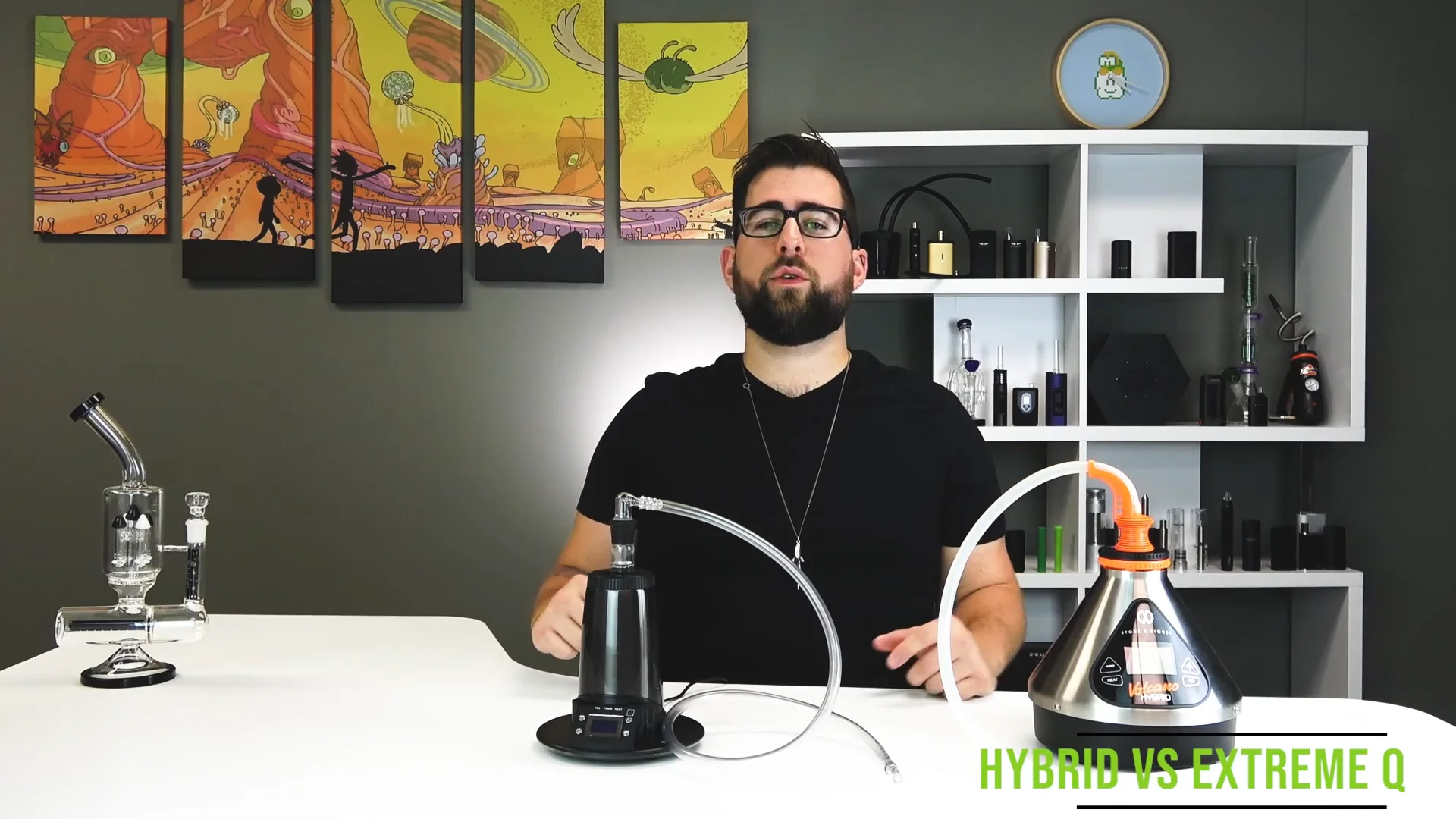 Volcano Hybrid vs Arizer Extreme Q Comparison Review on Vimeo