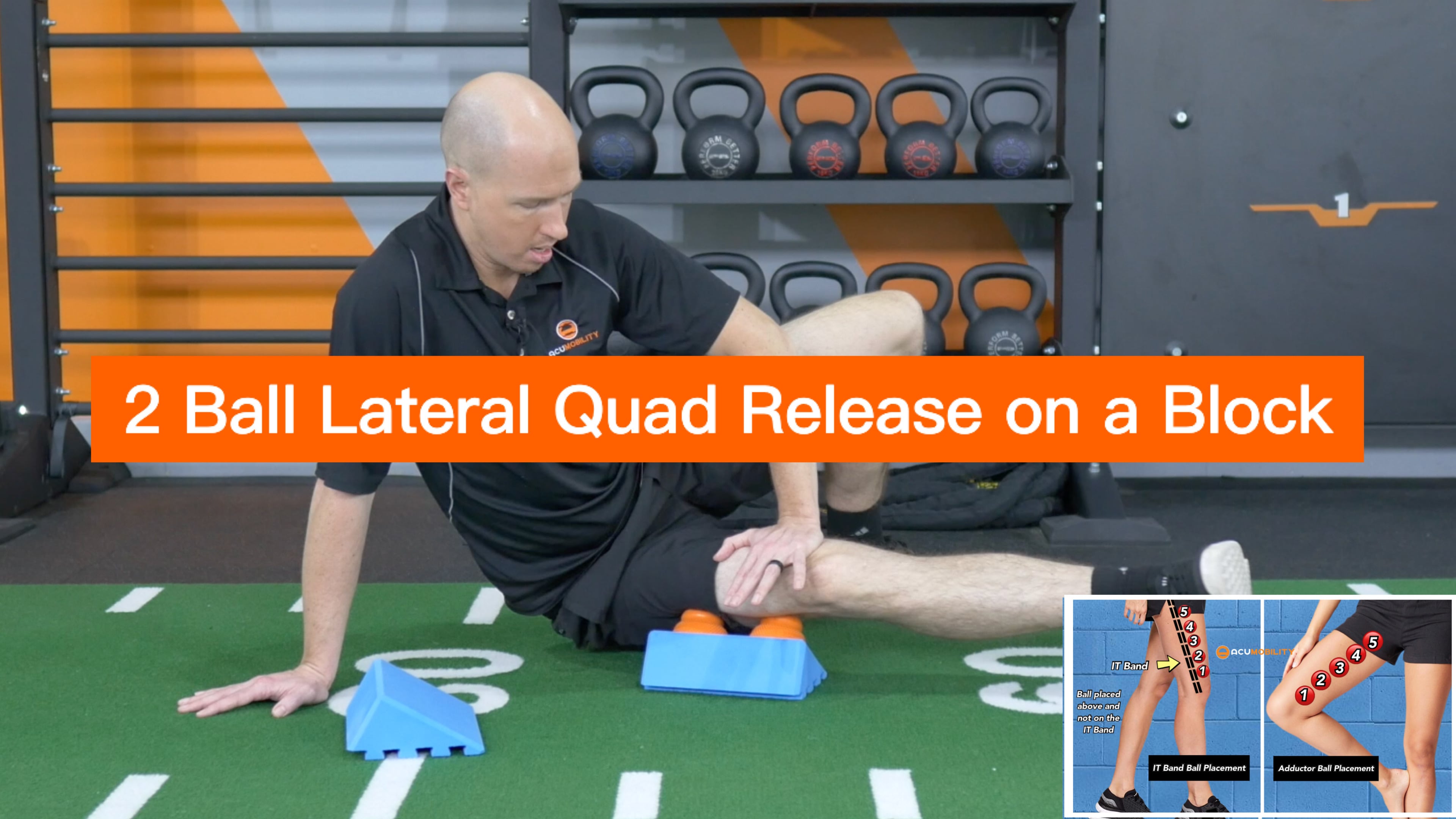 ACUMOBILITY Outer Quad / Vastus Lateralis 2 Ball Trigger Point Release ...