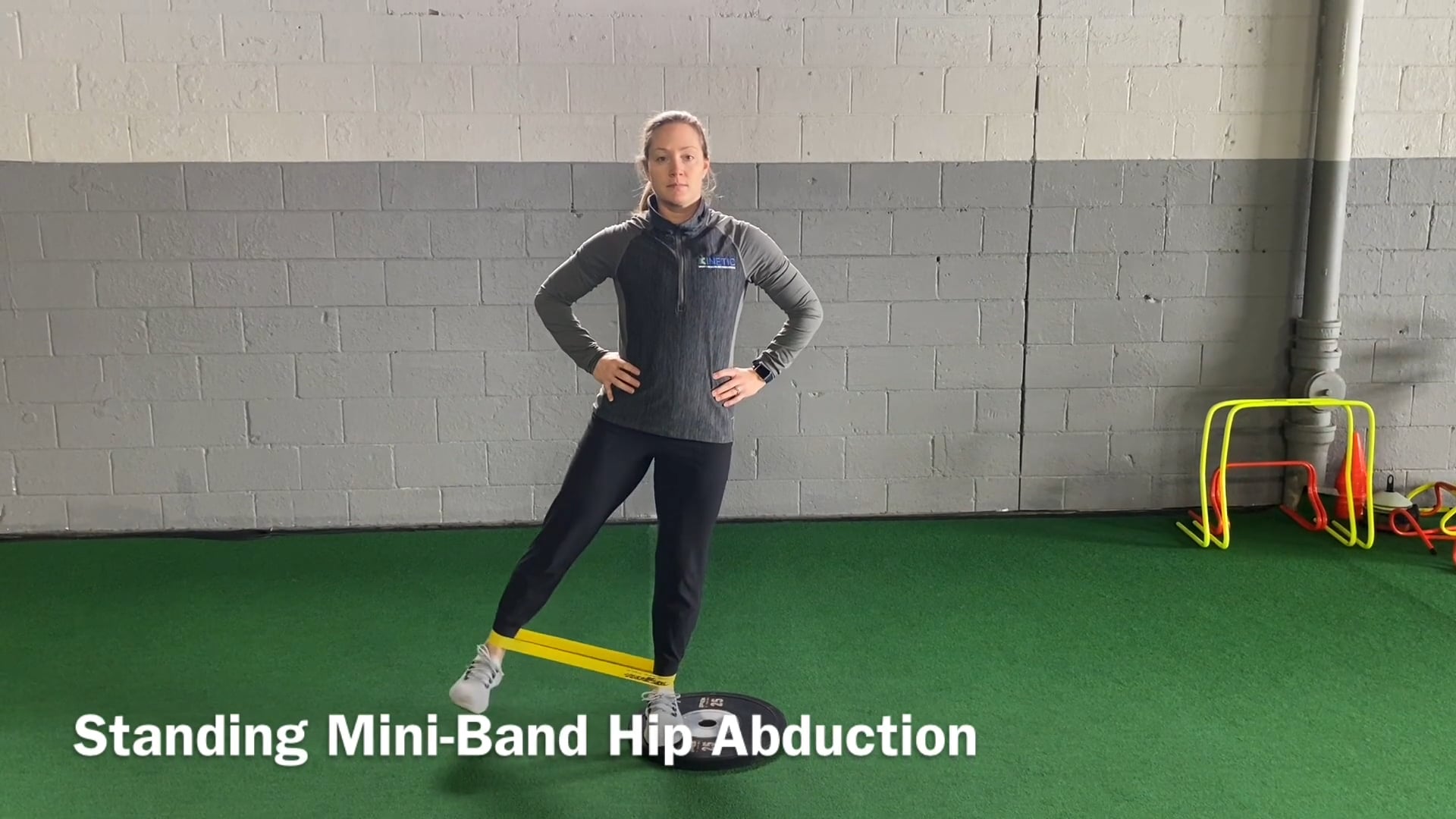 Standing Hip Abduction With Theraband