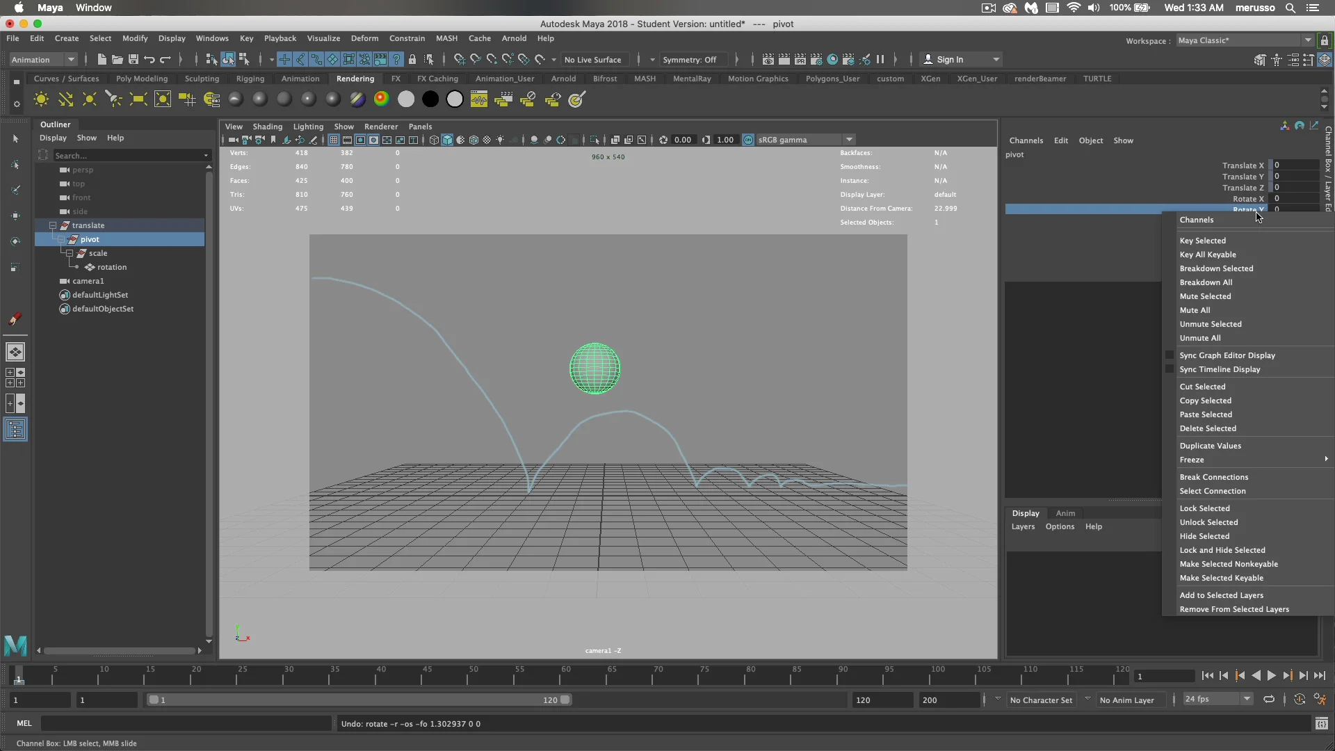 Ball Bounce with a Basic Ball Rig