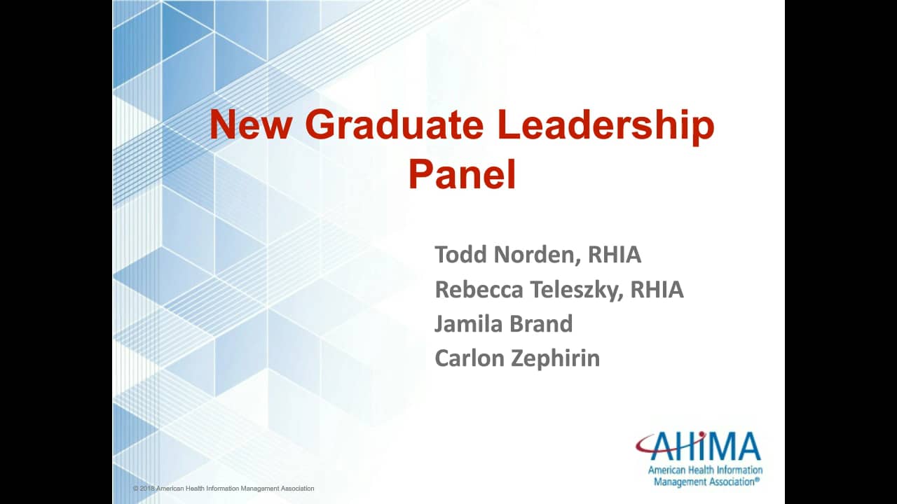 New Graduate Leadership Panel on Vimeo