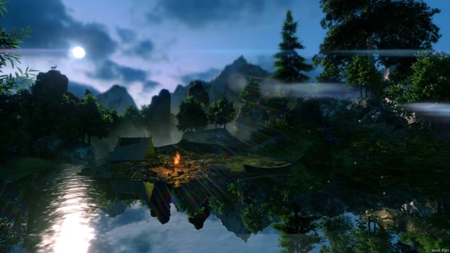 Campfire Lake Nature - Free video on Pixabay