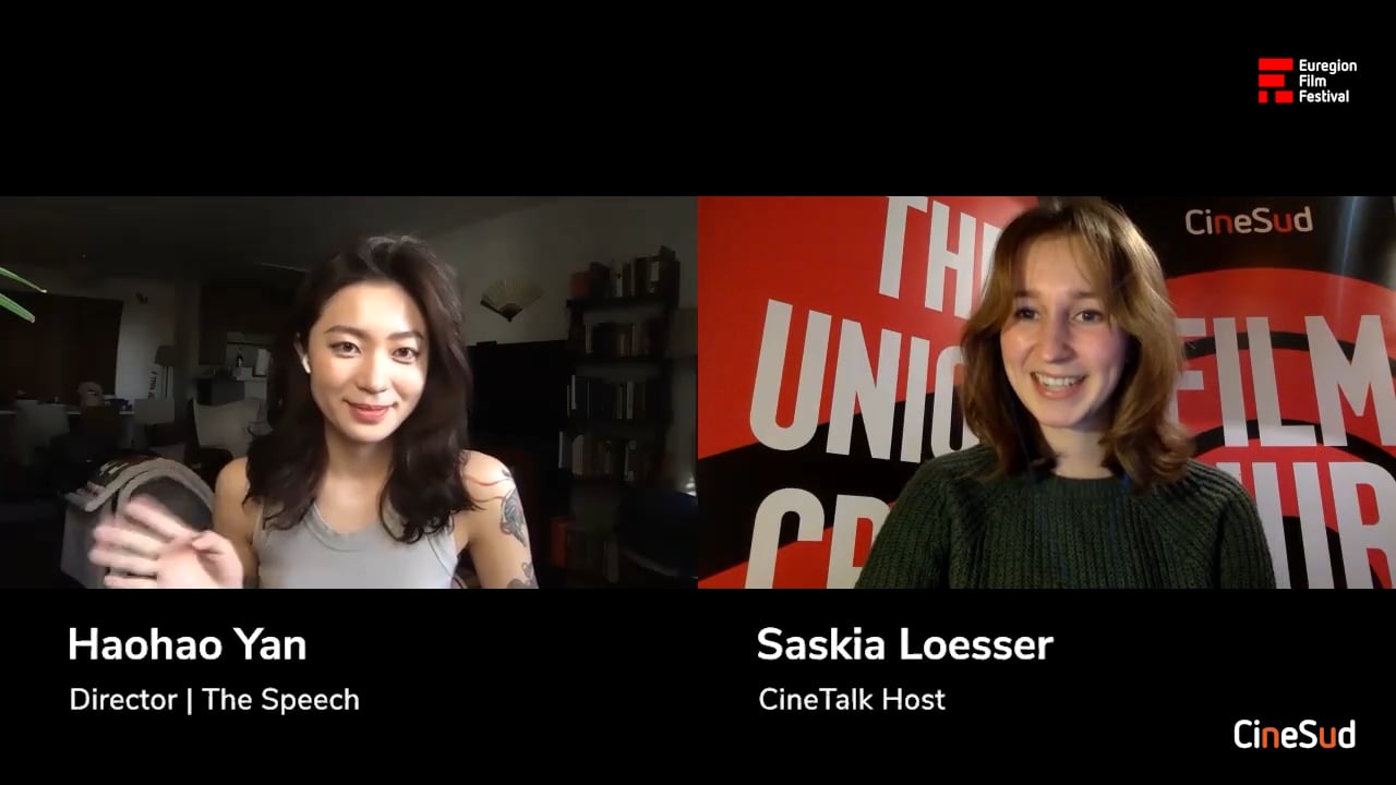 Euregion Film Festival 2021 | CineTalk with Haohao Yan | The Speech on Vimeo