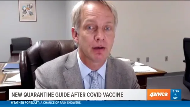 February 12, 2021 Quarantine After Vaccine Dr Benjamin Springgate WWL 5 ...