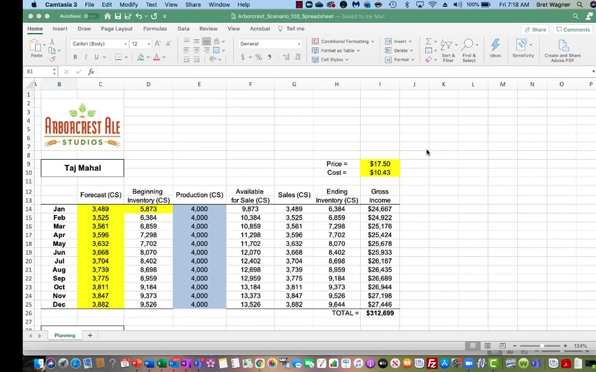 Using the Scenario 100 Planning Spreadsheet | Videos & Movies on Vimeo