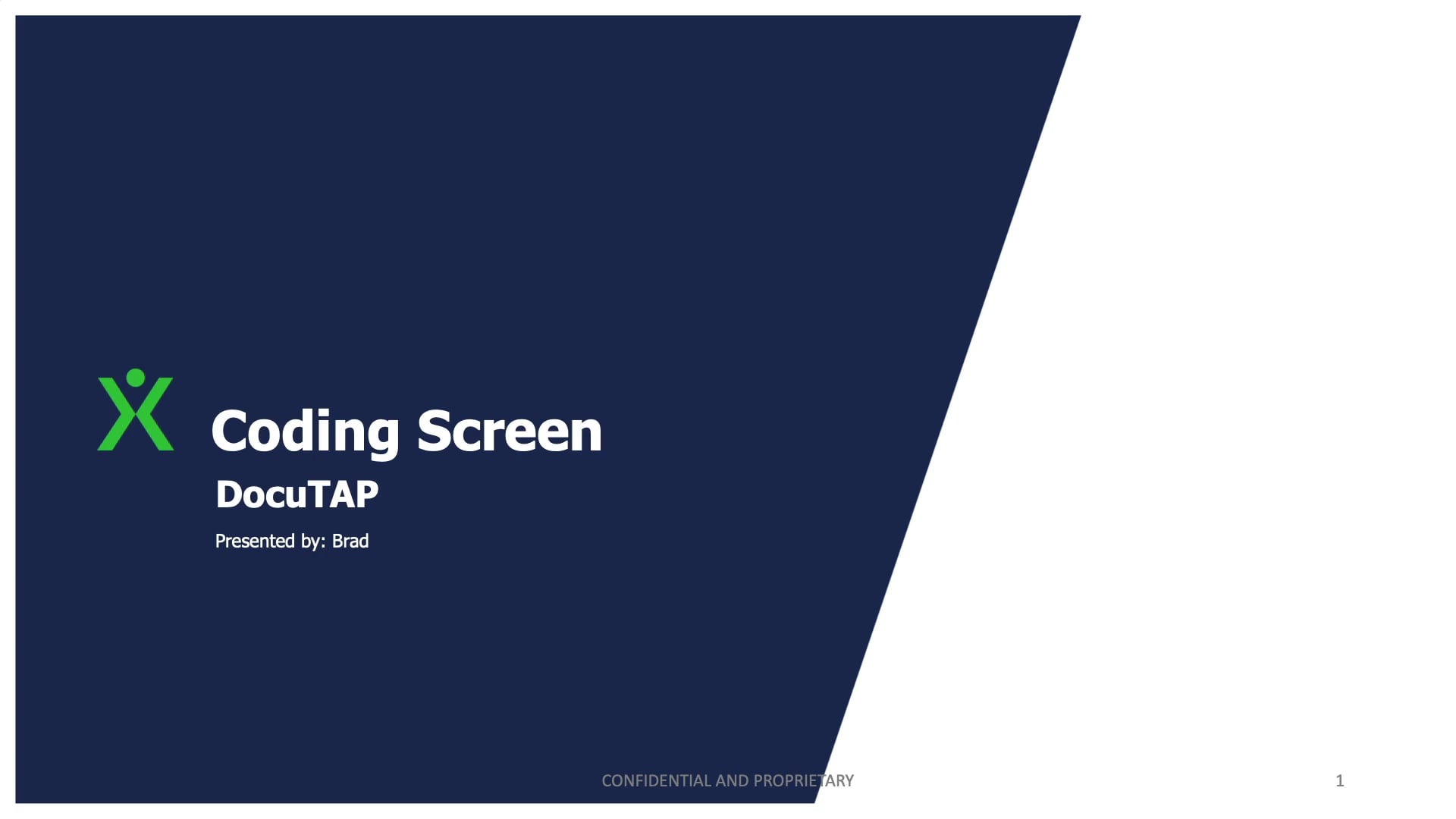 DocuTAP Coding Screen on Vimeo