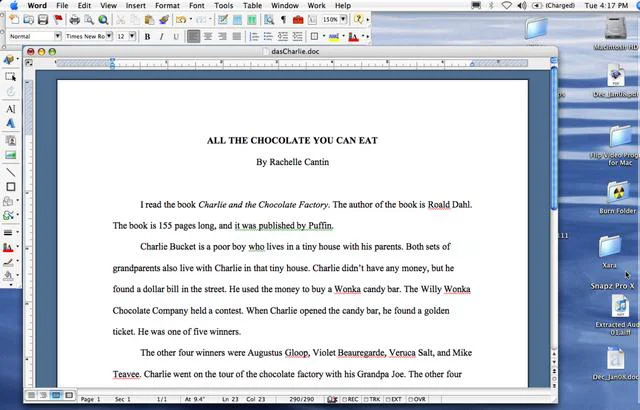 Mac Word 2004 Find and Replace on Vimeo