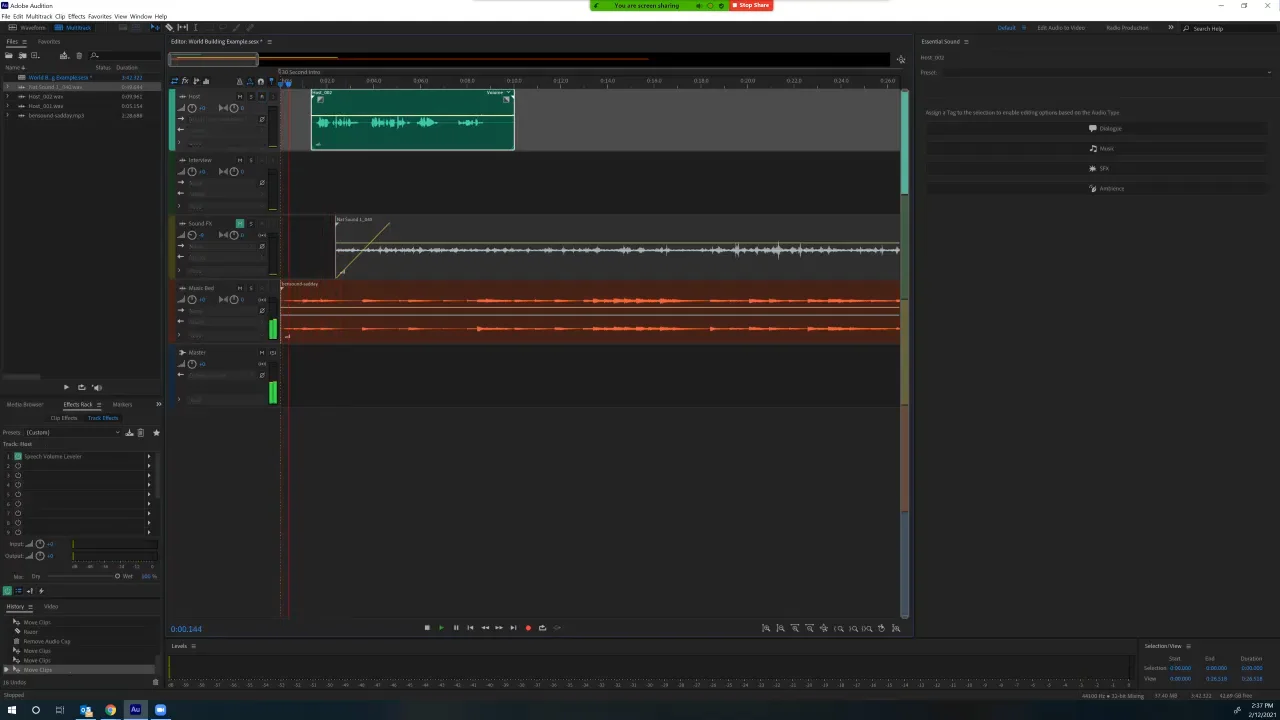 269 - World Building - Music and Nat Sound