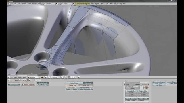Car Wheel Tutorial: Part 2 Modelling & Texturing the Rims on Vimeo