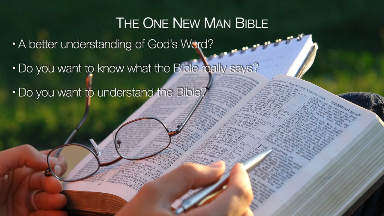 Introducing The One New Man Bible on Vimeo