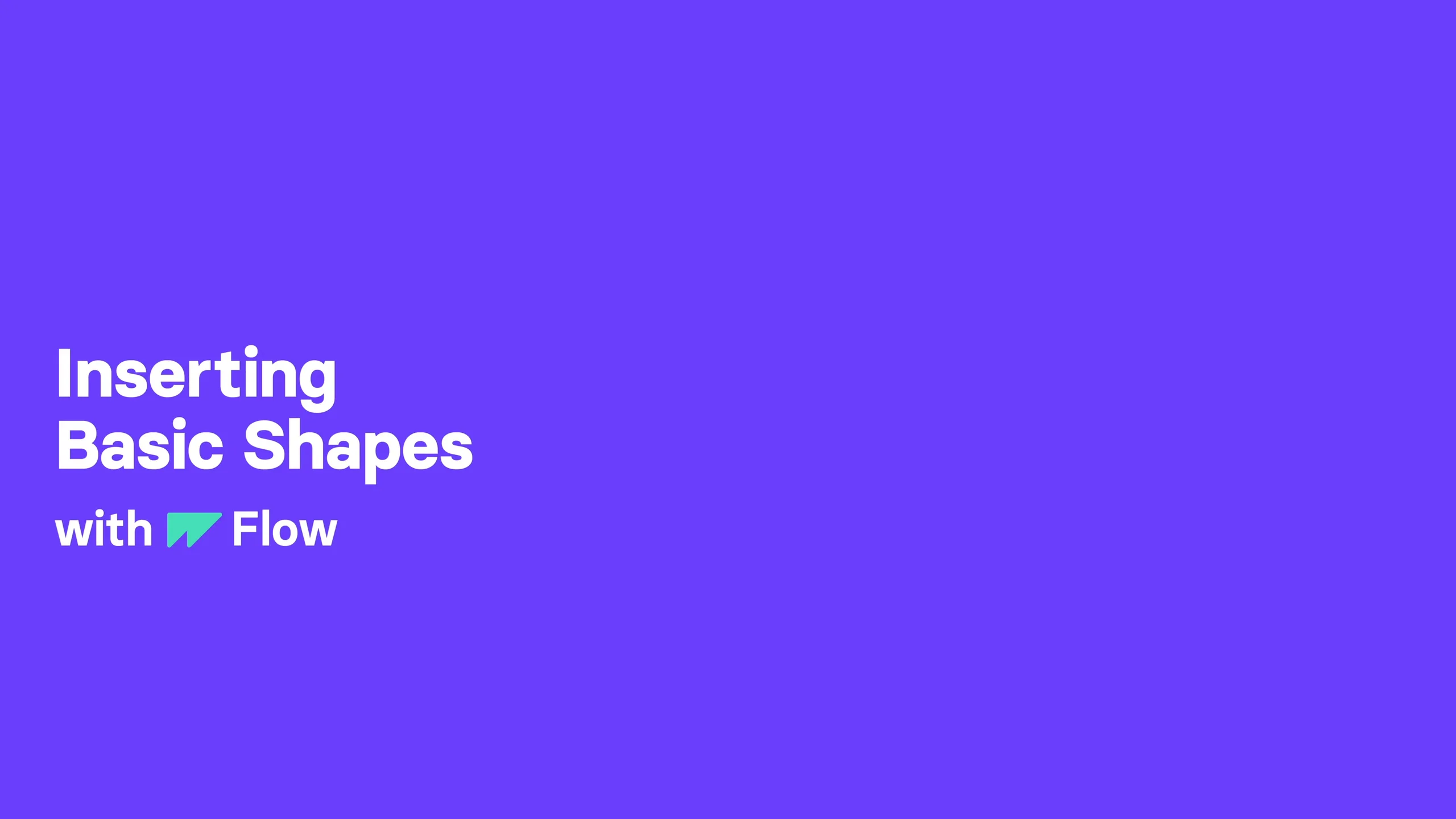 Basic Shapes on Vimeo