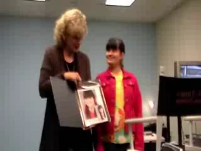 3-2-1- Acting Studios Owner Ms. Mae with student Heather Cowles