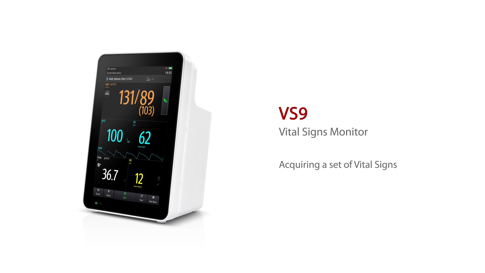 Mindray VS9 Vital Signs Monitor User Training - Part 2 - Acquiring ...
