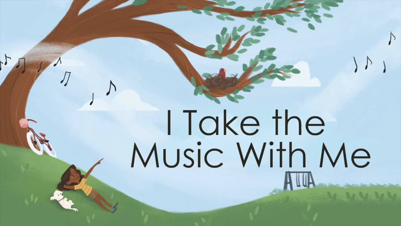 "I Take the Music with Me" book and song sample (SING.PLAY.LOVE.) on Vimeo