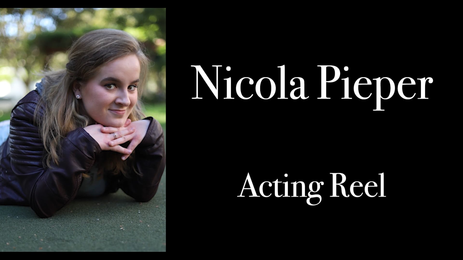 Nicola Pieper Acting Reel on Vimeo
