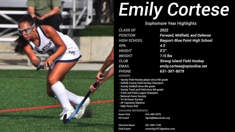 Emily Cortese Lacrosse Highlights 2021 NLV on Vimeo