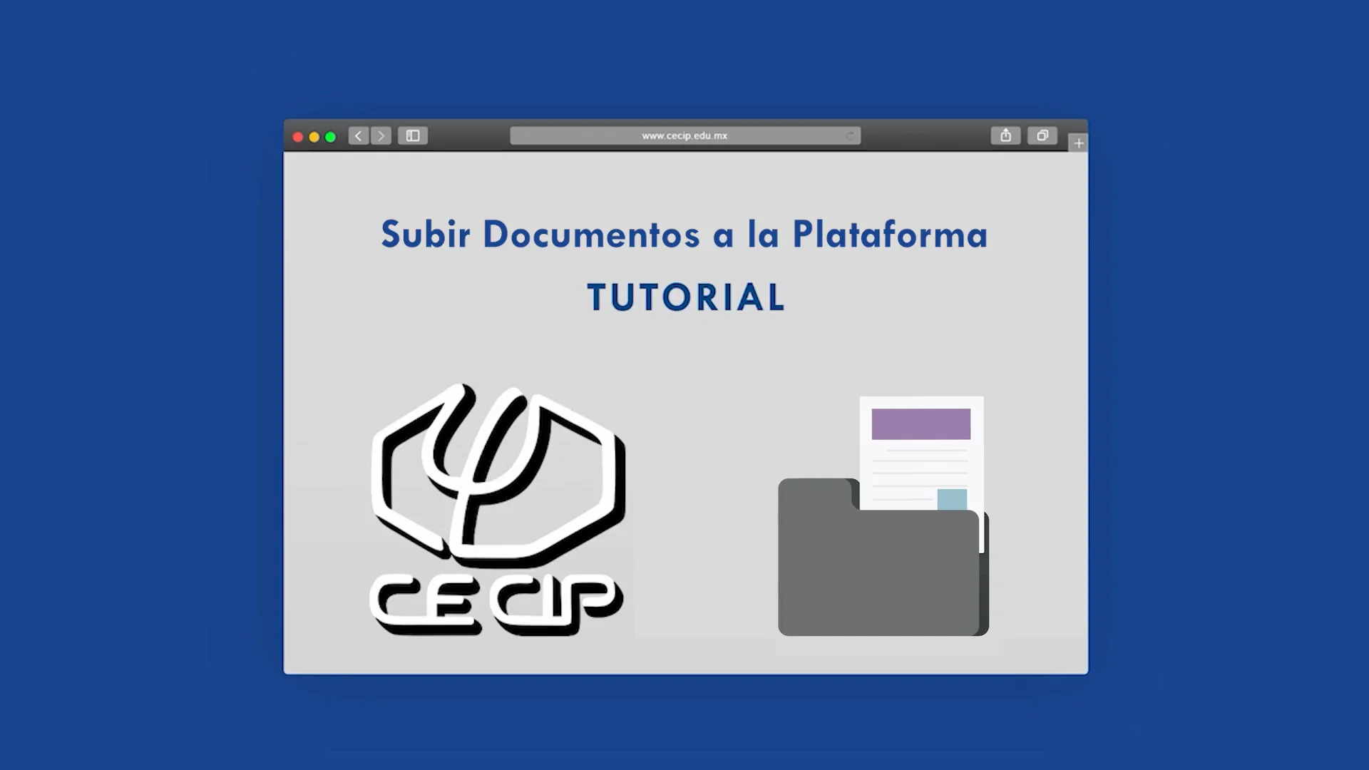 Cómo subir mis documentos
