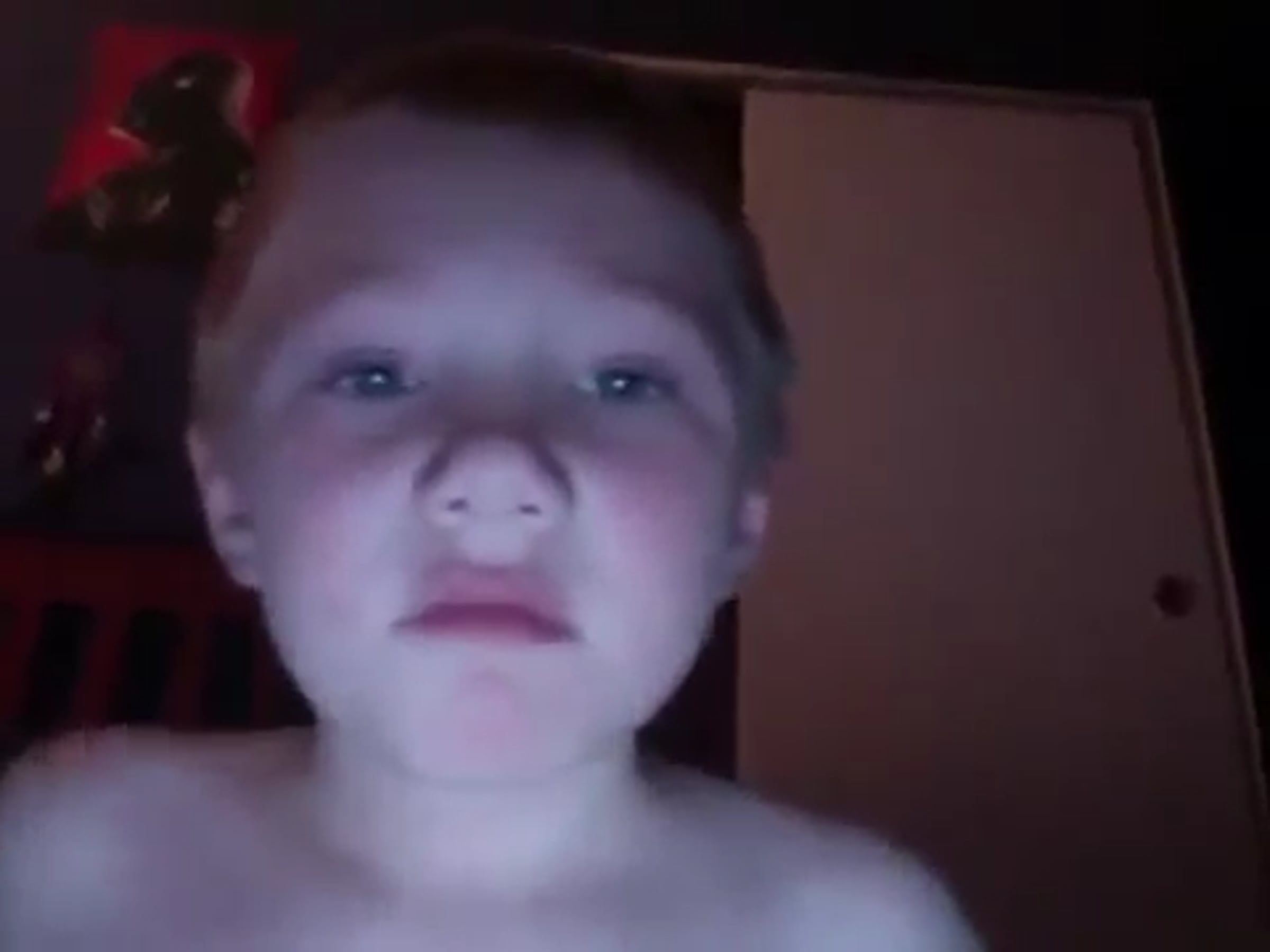 kid screaming after turning blue FULL VIDEO