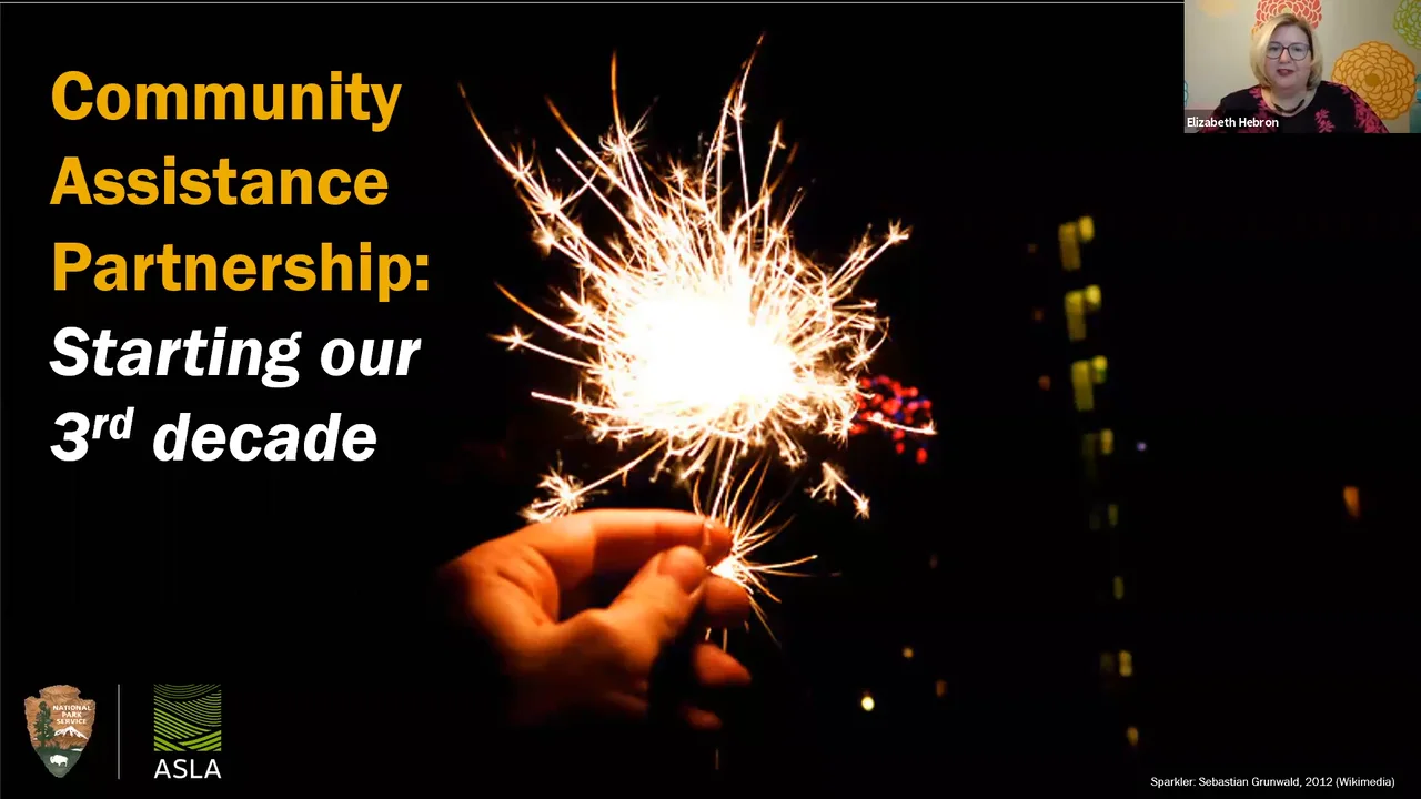 ASLA + NPS RTCA Partnership - Second Annual ASLA + NPS RTCA Partnership ...