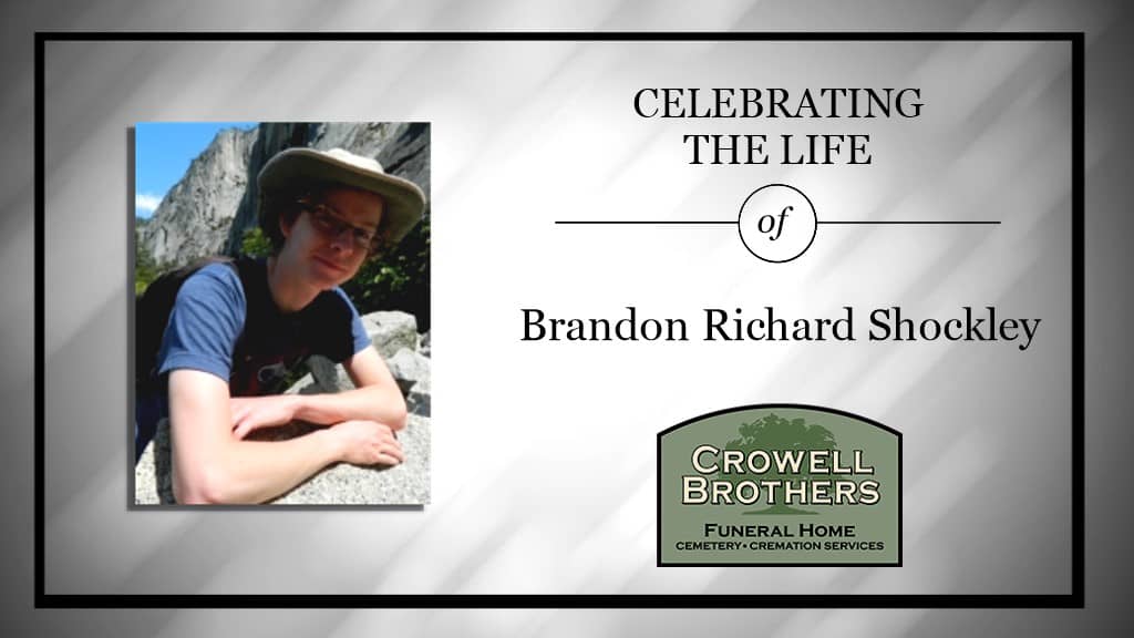 Brandon Richard Shockley Memorial Service on Vimeo