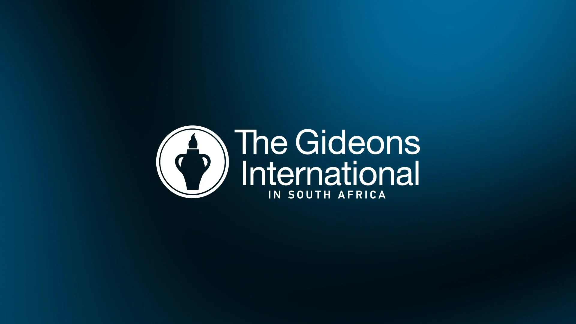 The Gideons Church presentation 2020