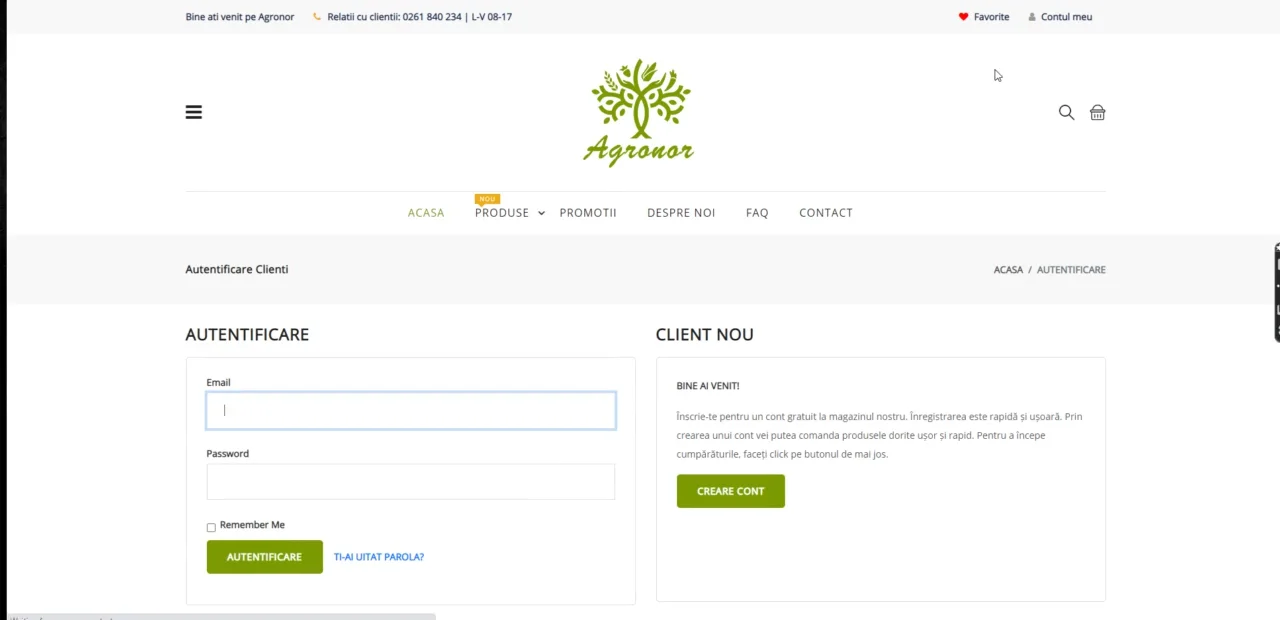 Agronor - Tutorial Inregistrare Cont & Plasare comanda on Vimeo