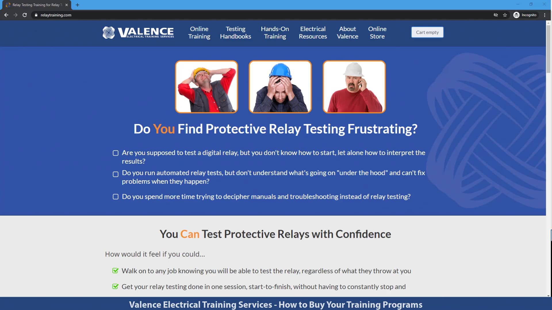How to Purchase Your Online Training Programs From Valence Electrical ...
