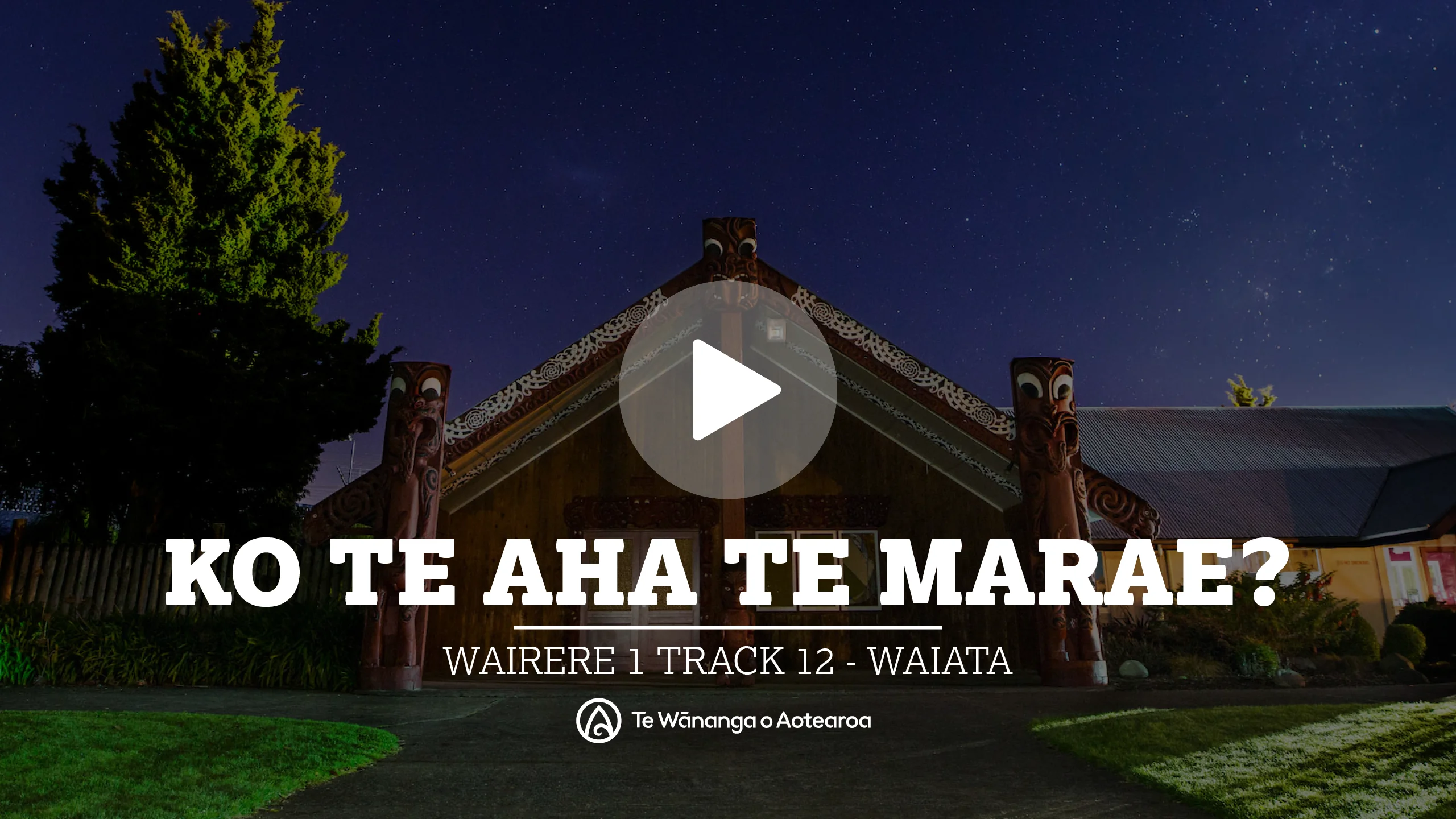 Wairere 1 Track 12 - Ko te aha te marae