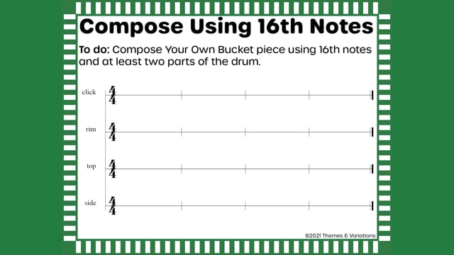 Compose Using 16th Notes | MusicplayOnline