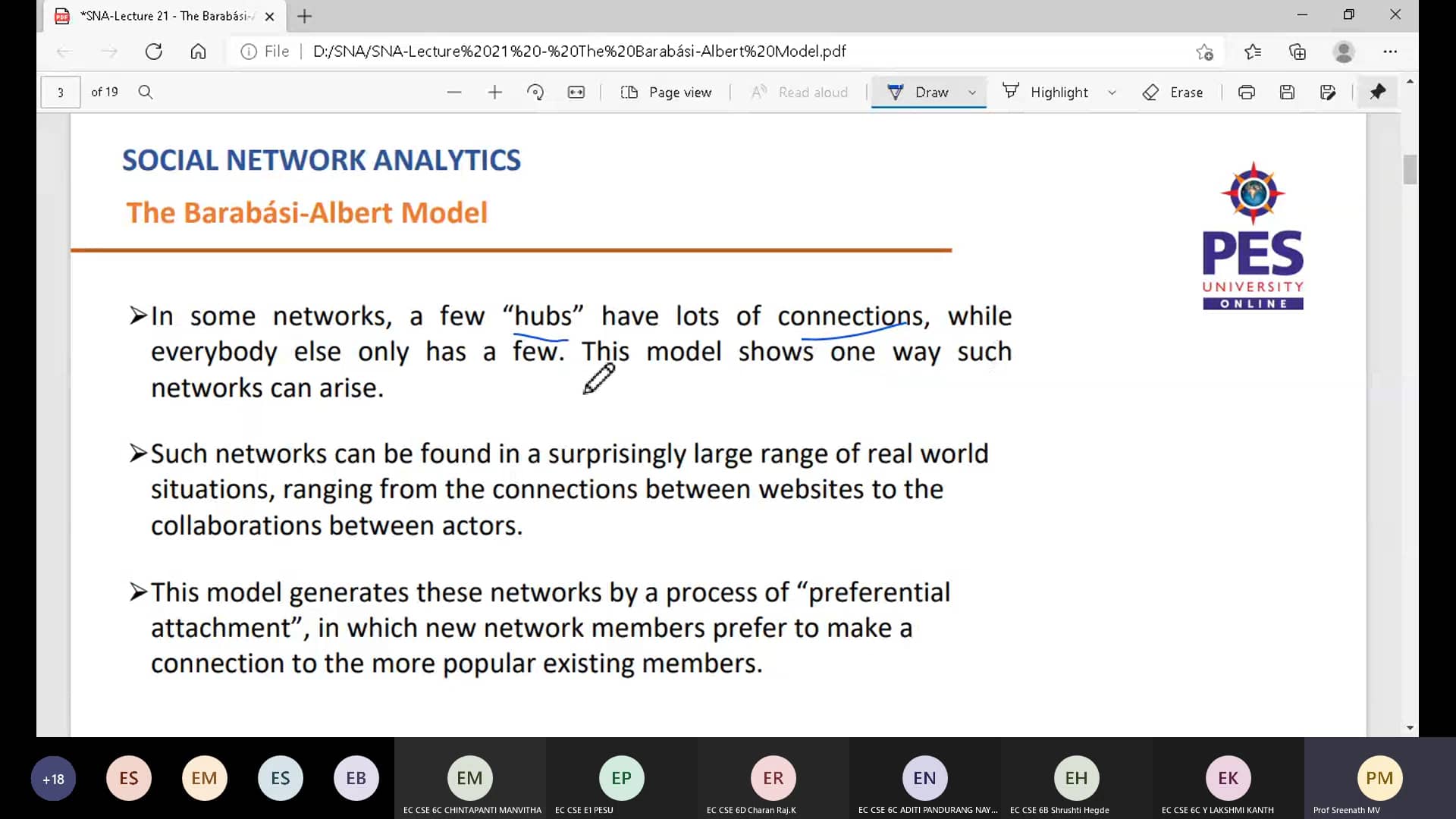 The Barabasi-Albert Model, Preferential Attachment Model demo using NetLogo on Vimeo
