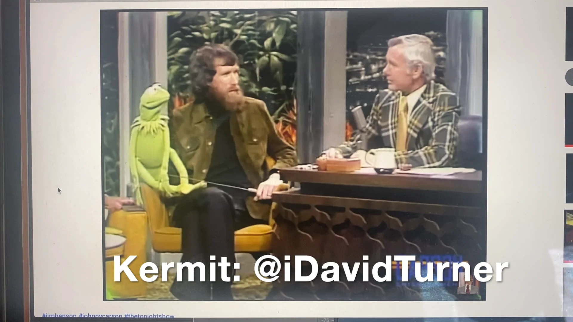 David Turner as Kermit on Vimeo