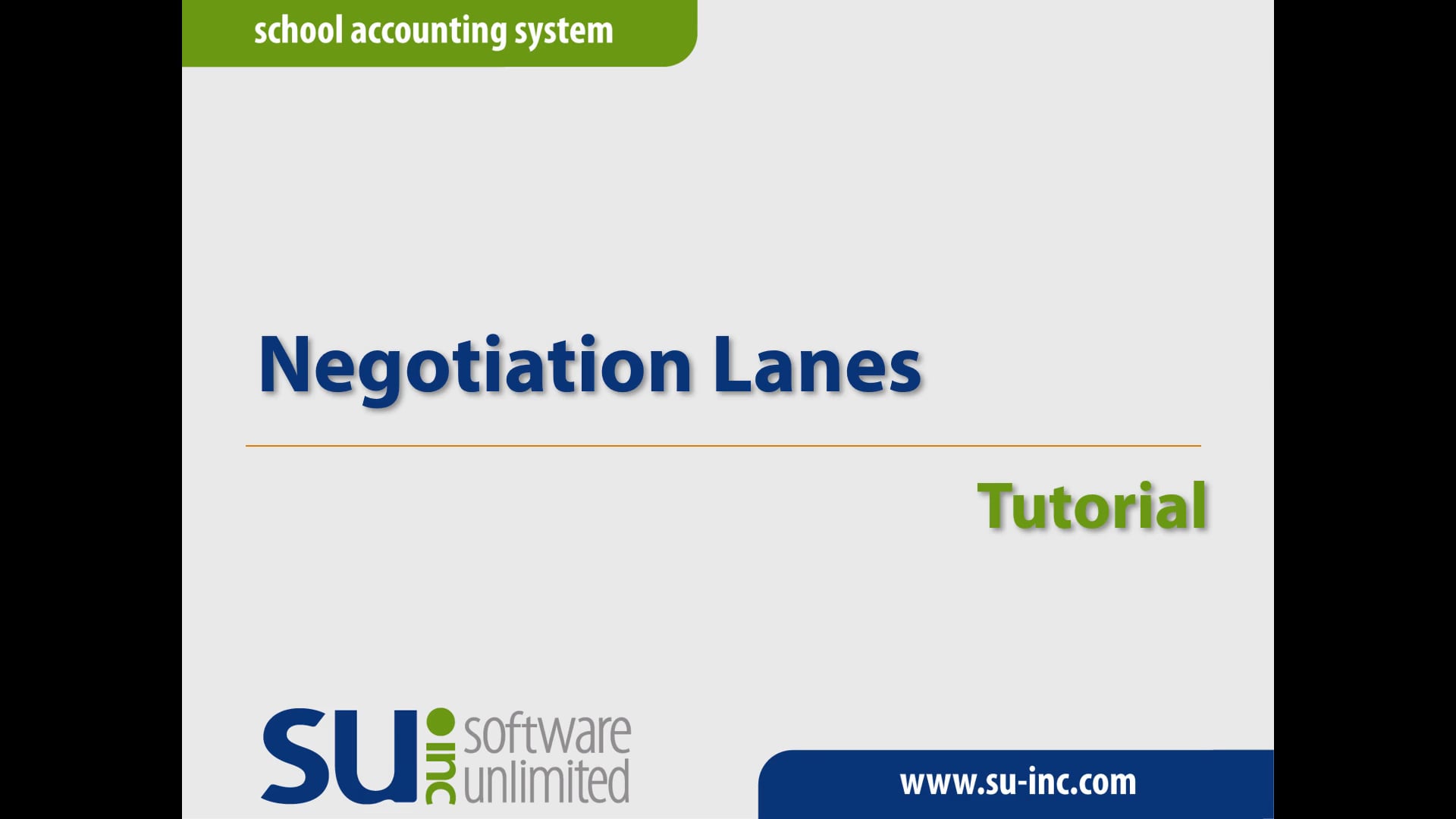 Training Tutorials - Negotiation Lanes on Vimeo