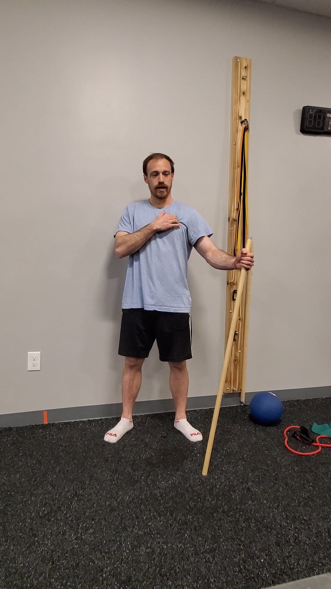 Pec Self-Massage and Stretch w/Stick on Vimeo