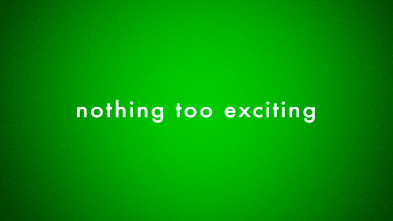NOTHING TOO EXCITING on Vimeo