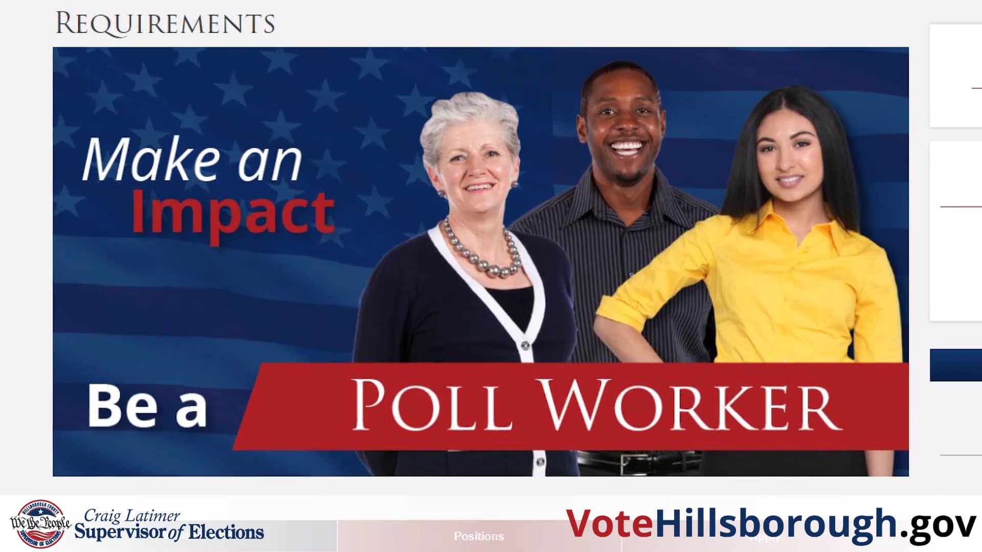 How to Apply to be a Poll Worker – VoteHillsborough.gov Quick Tips on Vimeo