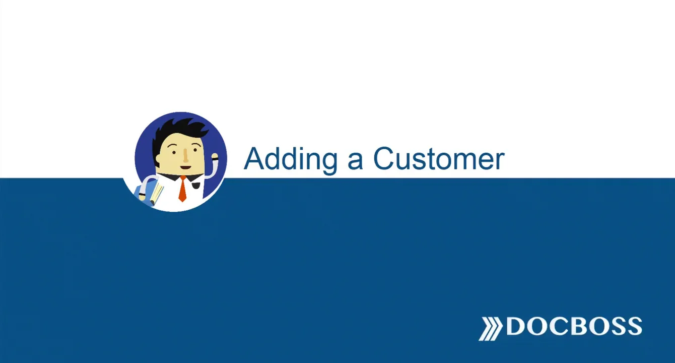 1 - Add Customer to DocBoss