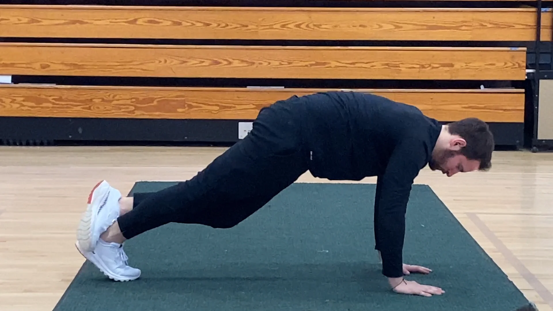 Downward dog calf floss