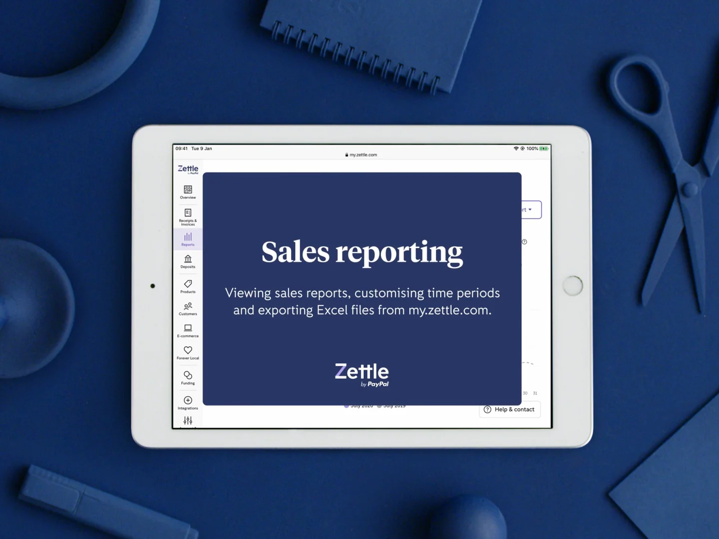 How to view and export sales reports in your Zettle Backoffice