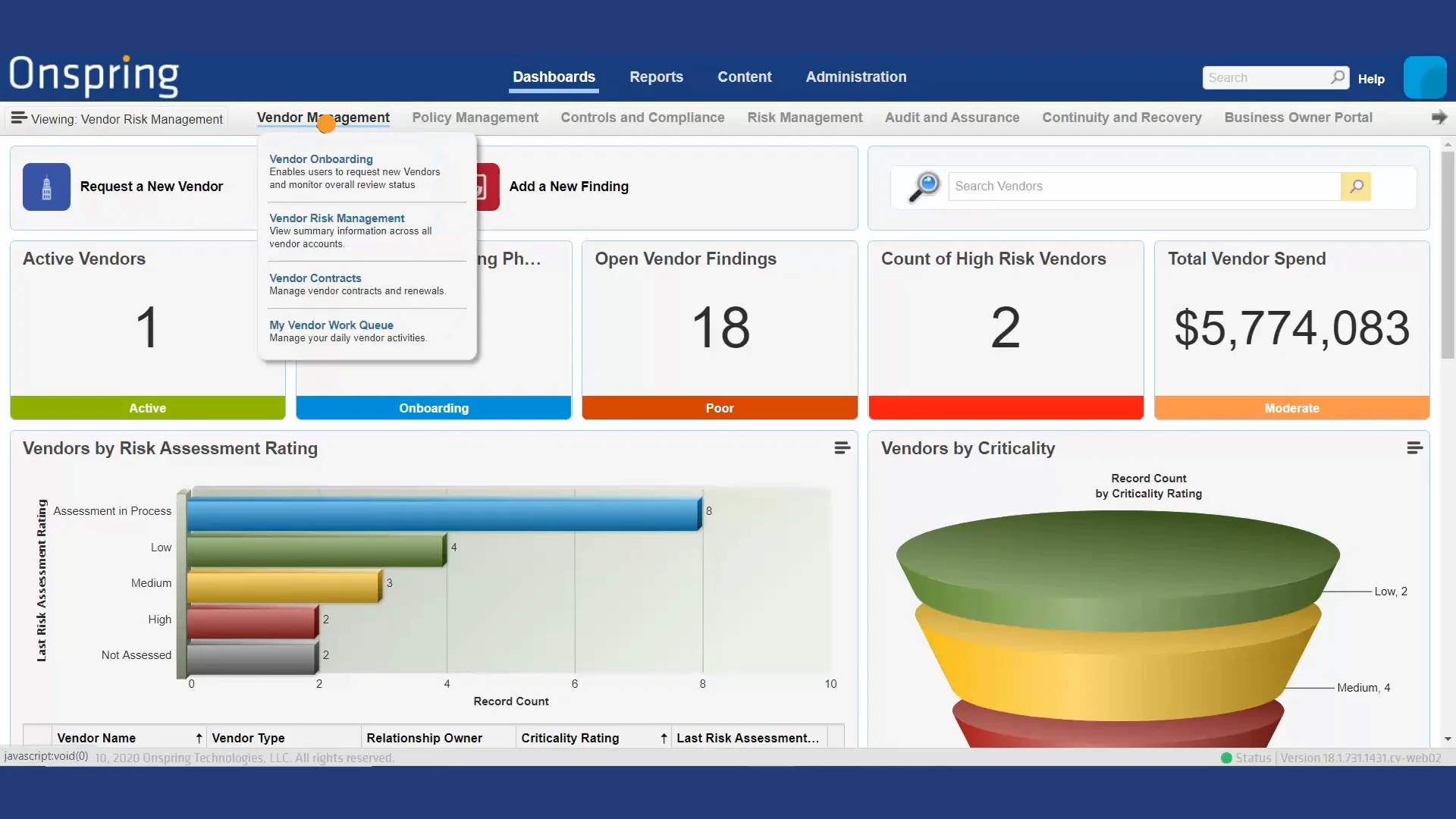 Third-Party Risk & Vendor Management from Onspring on Vimeo