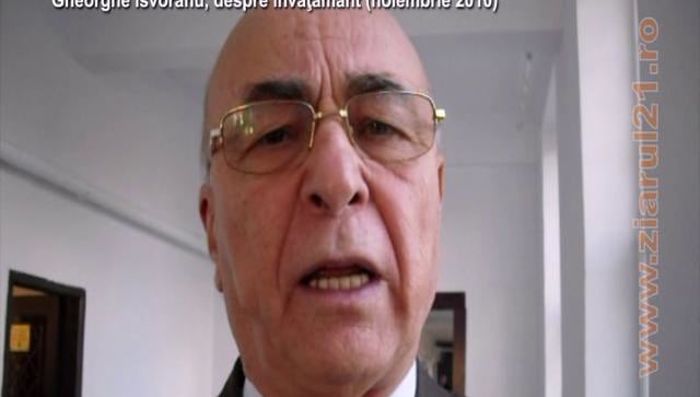 Gheorghe Isvoranu, despre învăţământ on Vimeo