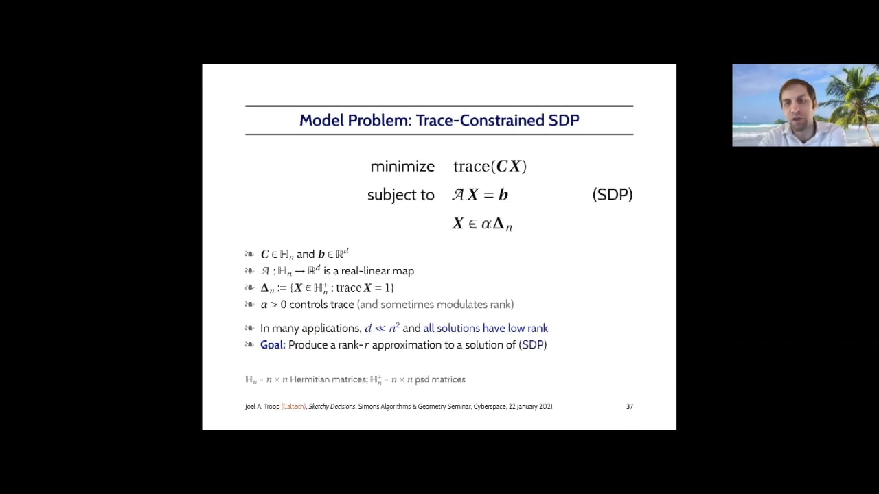 Simons Collaboration On Algorithms And Geometry Monthly Meeting January 2021 