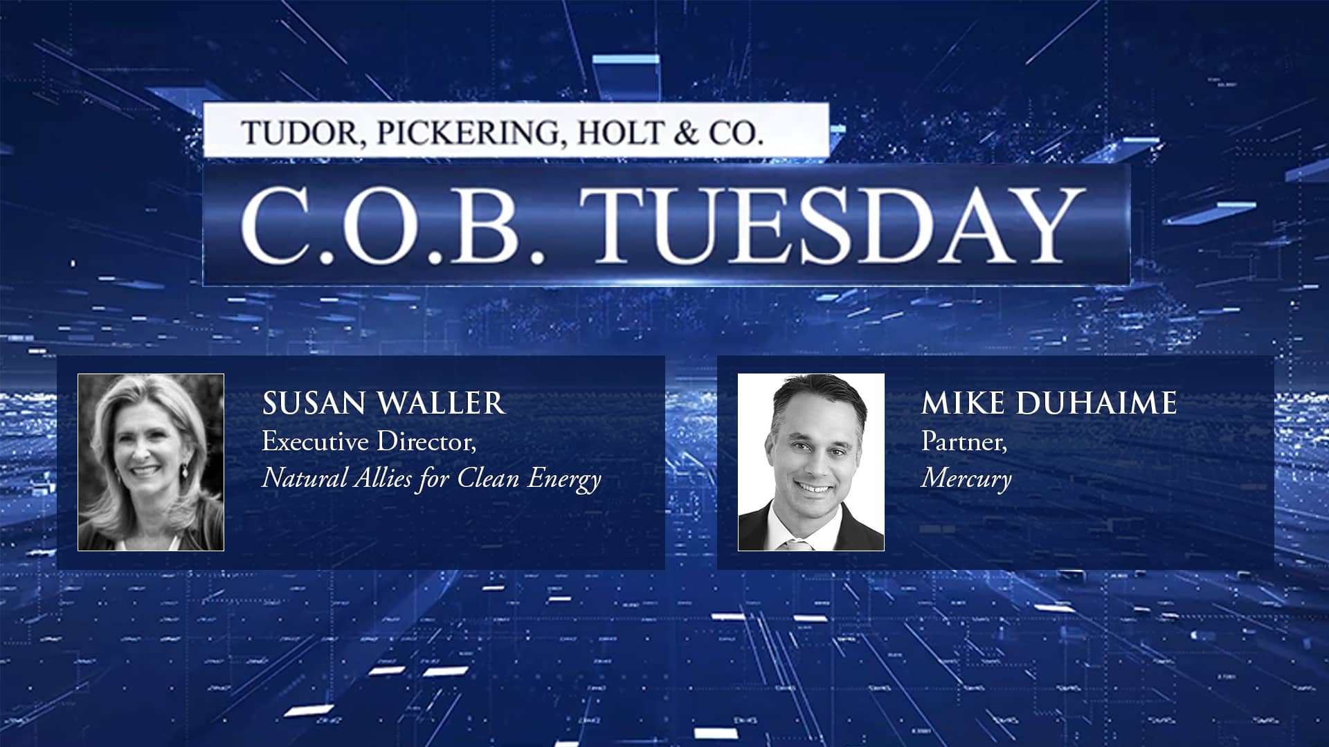C.O.B. Tuesday Ep. 52 Featuring Susan Waller & Mike DuHaime on Vimeo